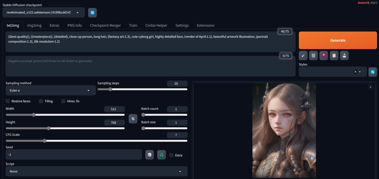 使用Azure NCads A100系列的Linux虚拟机搭建Stable Diffusion WebUI并实现外部访问【原创文章】 - AndyX.Net - 安迪克斯
